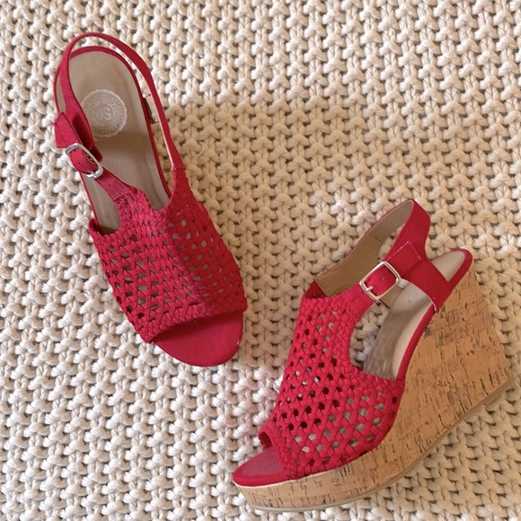 SO | Shoes | Red Hot Summer Wedges | Poshmark